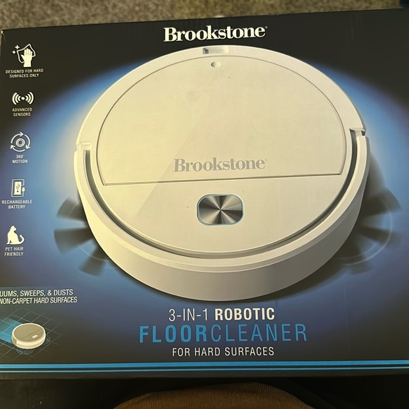Brookstone | Other | New In Box Brookstone 3 In Robotic Floor Cleaner ...